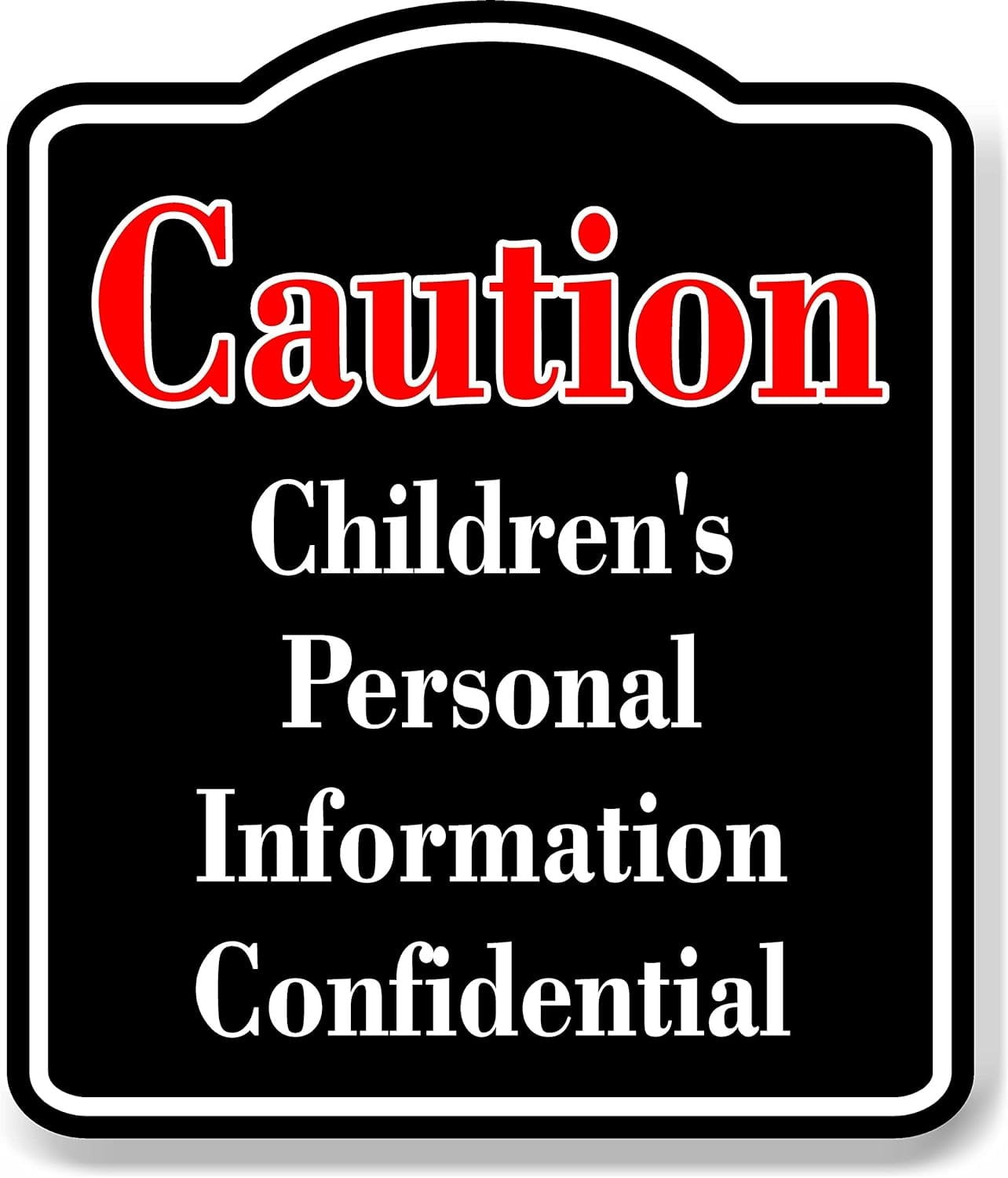 Caution Do Not Move Furniture Without Assist Red BLACK Aluminum ...