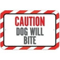 Caution Dog Will Bite Sign - Walmart.com
