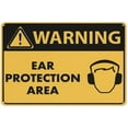 Caution Ear Protection Area Sign Funny Decor For House Door Office ...
