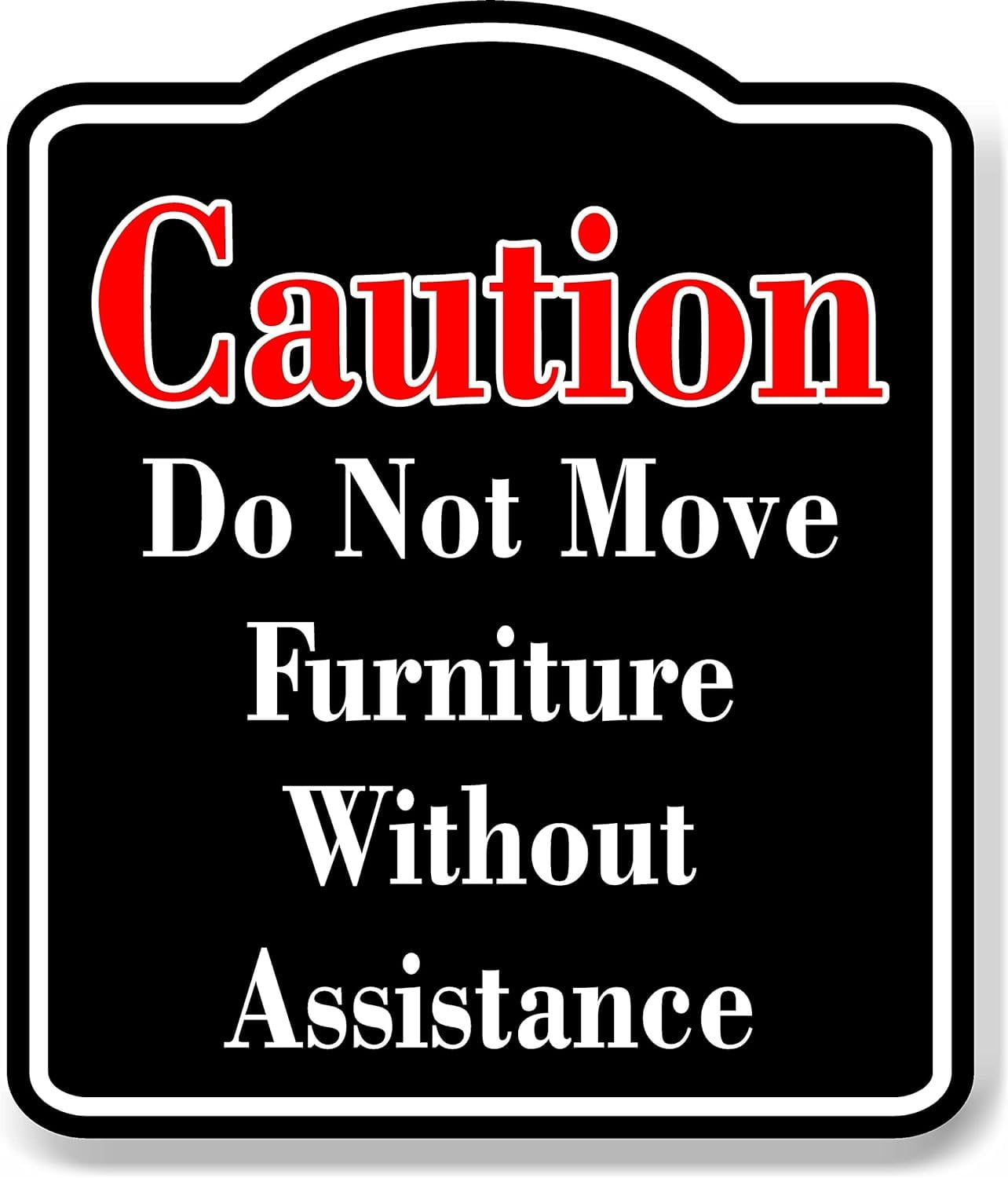 Caution Educate Children on Stranger Danger Red BLACK Aluminum ...