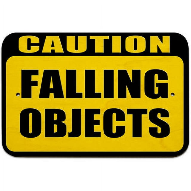 Caution Falling Objects Sign - Walmart.com