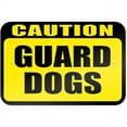 Caution Guard Dogs Sign - Walmart.com