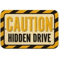 Caution Hidden Drive Sign - Walmart.com