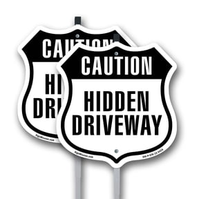 Hidden Drive Sign