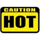 Caution Hot Sign - Walmart.com