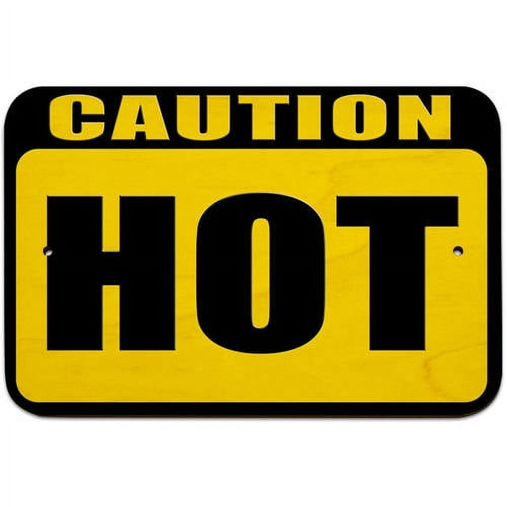 Caution Hot Sign - Walmart.com