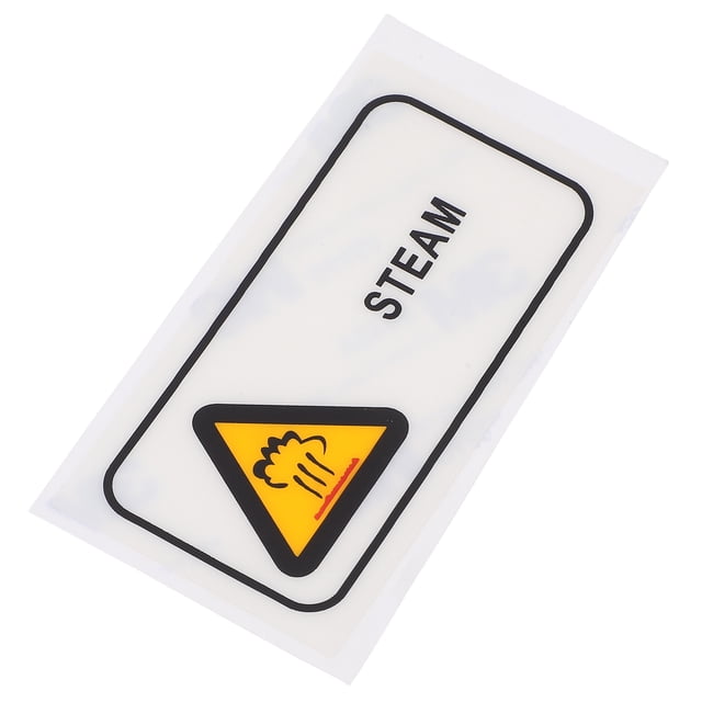 Warning Hot Surface Sticker High Temperature Steam Caution Sign For ...