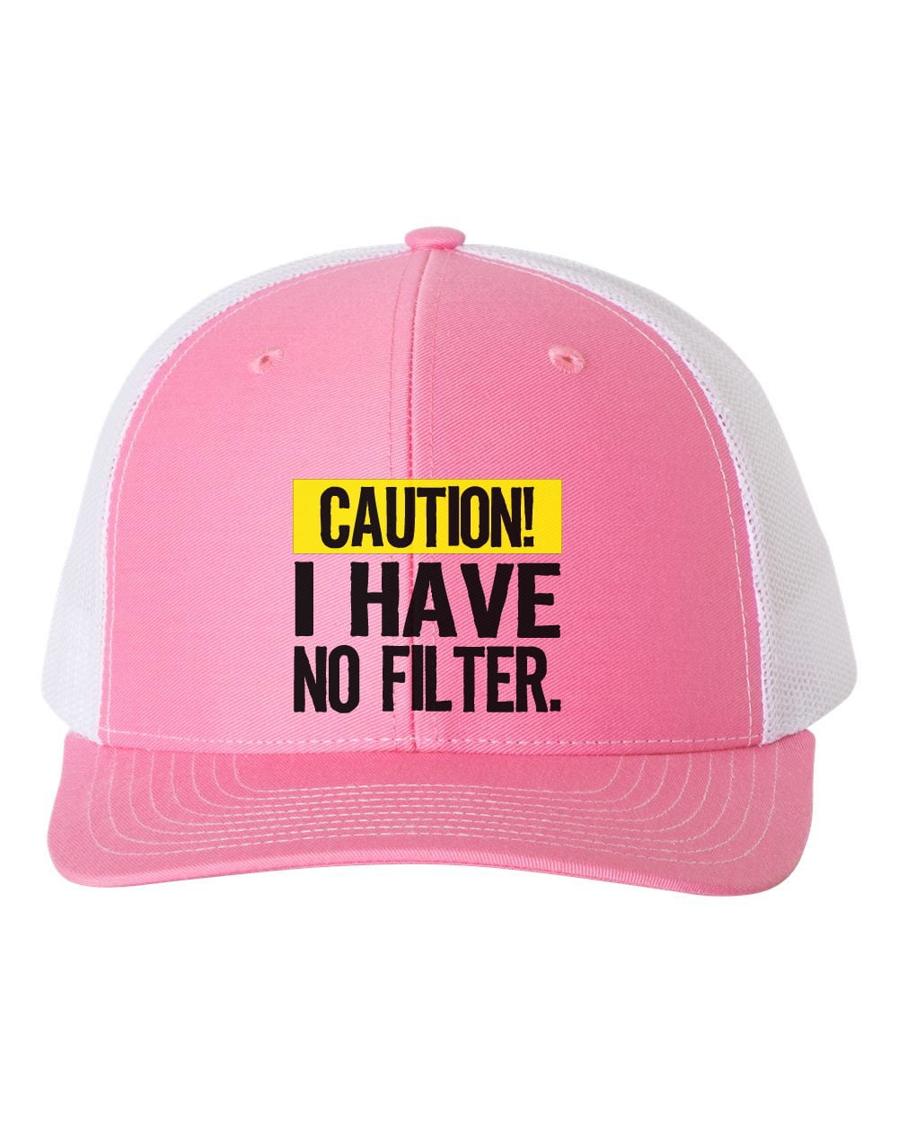 Caution I Have No Filter, No Filter Hat, Snapback, Trucker Hat, Caution ...