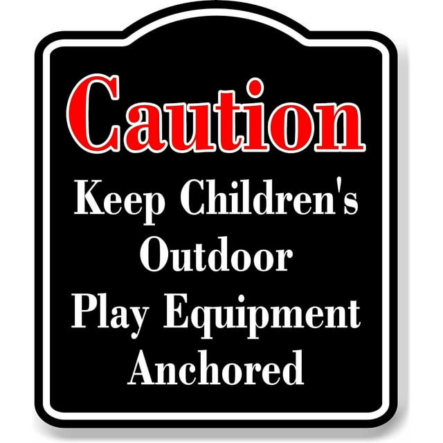 Caution Keep Children Away from Open Windows Red BLACK Aluminum ...
