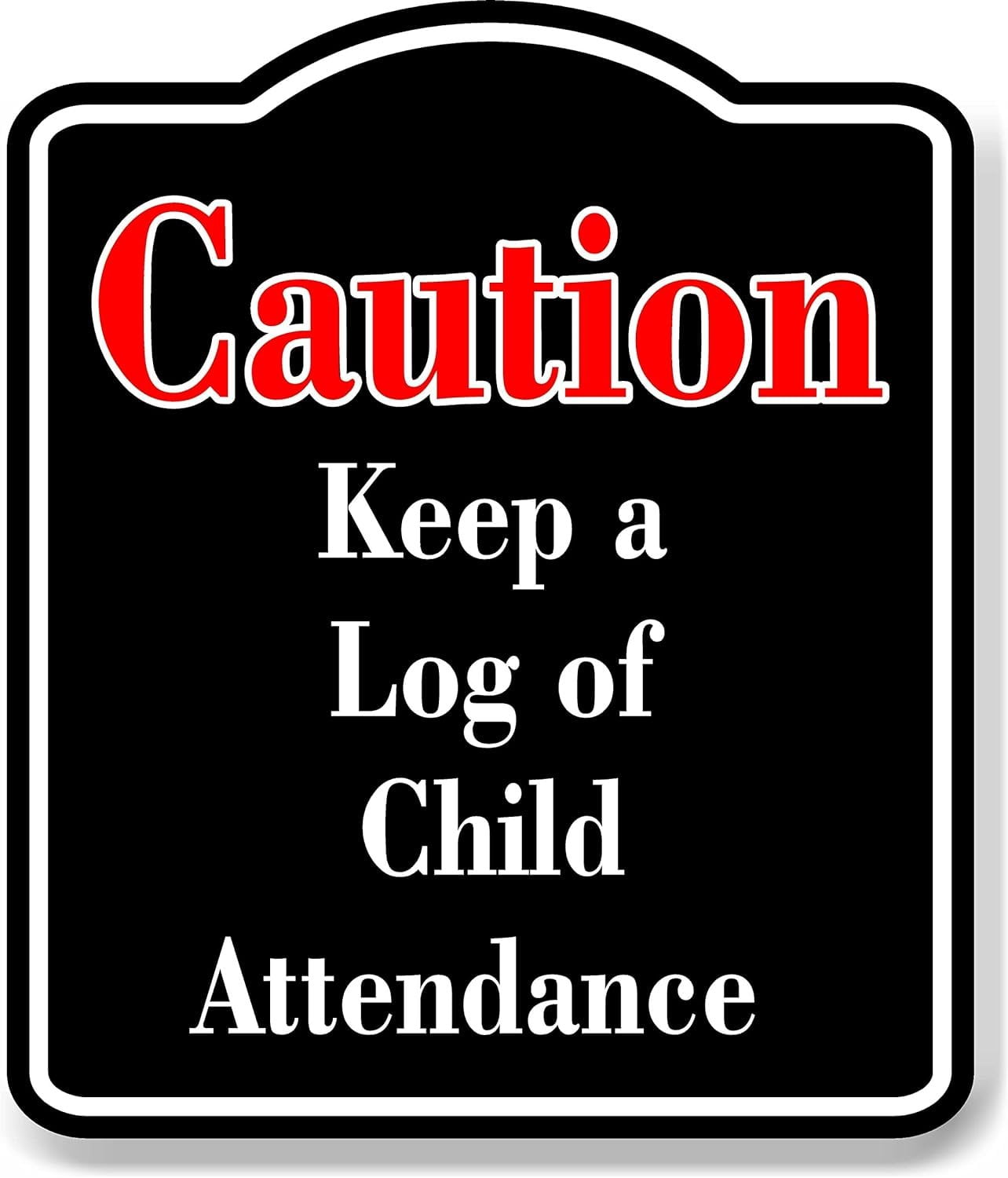 Caution Keep Stocked First Aid Kit Accessible Red BLACK Aluminum ...