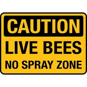 No Spray Signs