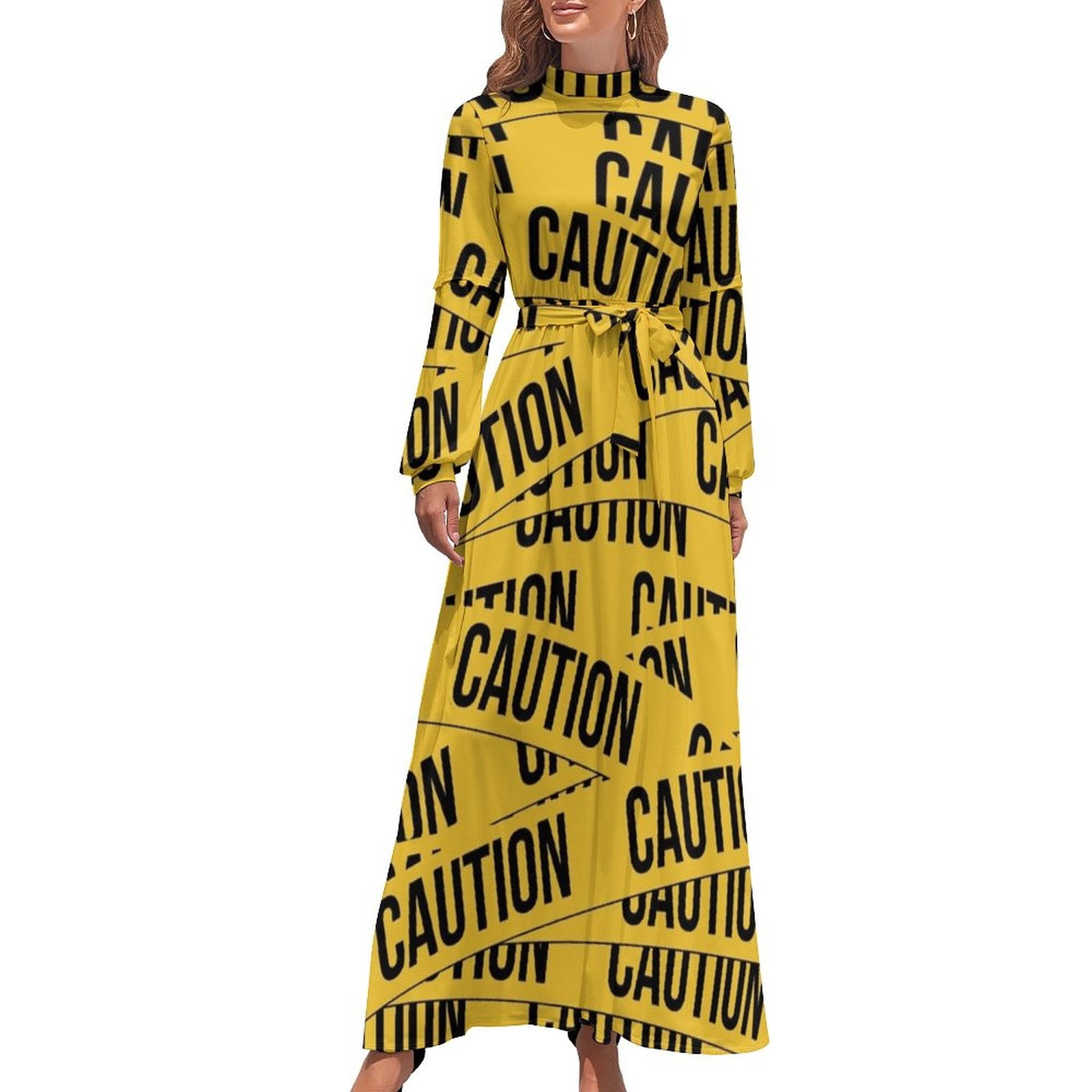 Caution Long Dress elegant party dresses for women sexy short dresses ...