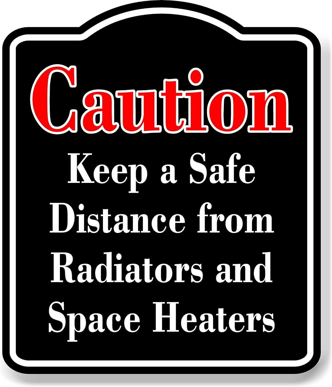 Caution Maintain a Regular Cleaning Schedule Red BLACK Aluminum ...