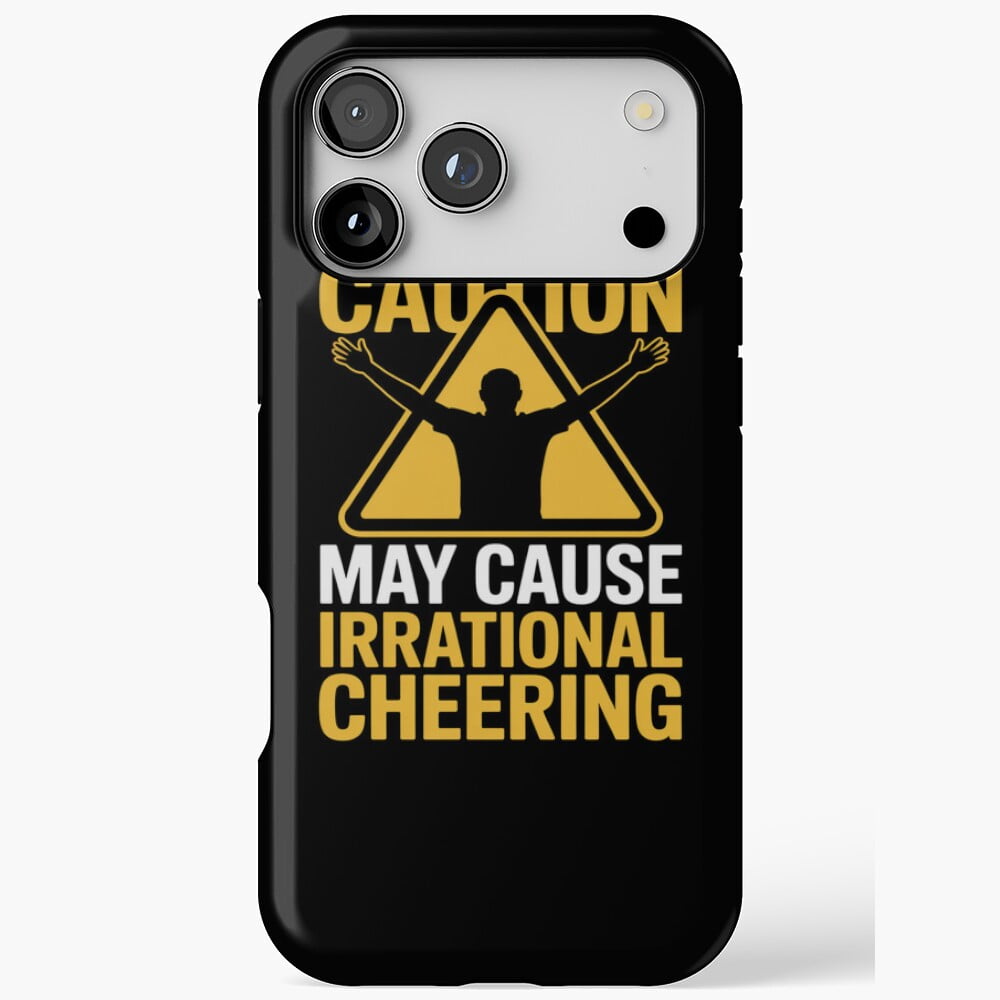 Caution May Cause Cheering Funny Football Quote for iPhone Case 17 to ...