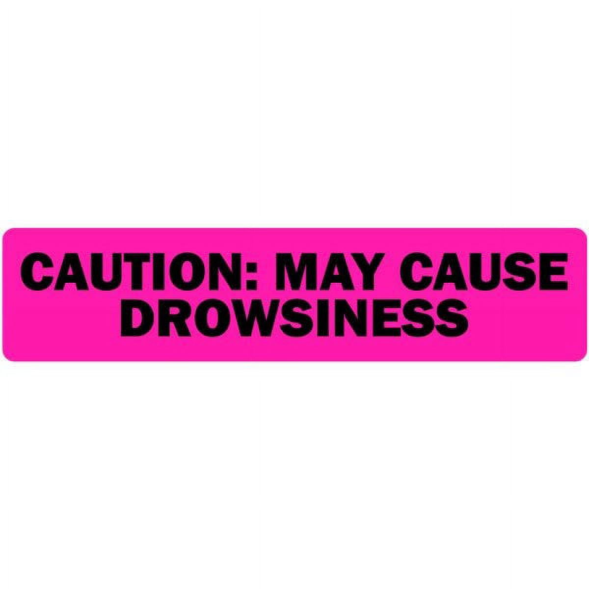 Caution: May Cause Drowsiness Labels - Walmart.com