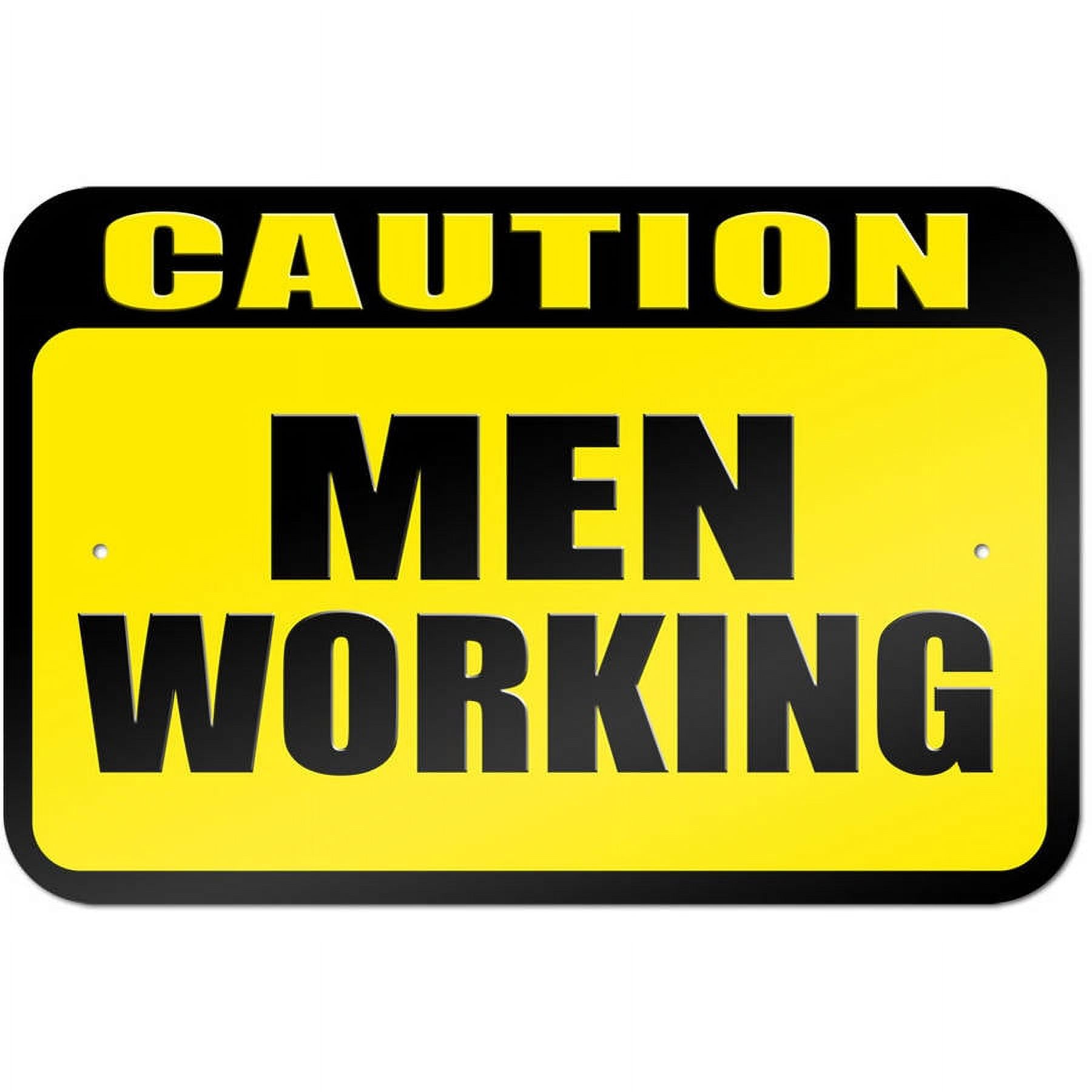 Caution Men Working Sign - Walmart.com