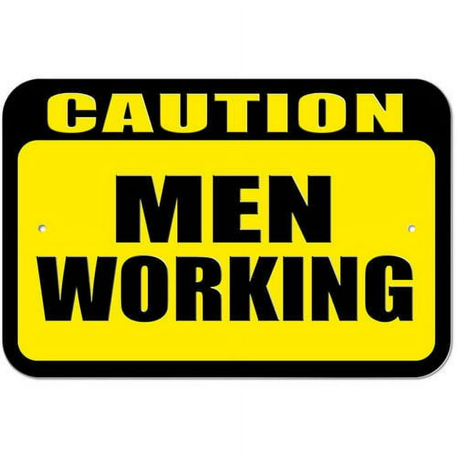 Caution Men Working Sign - Walmart.com