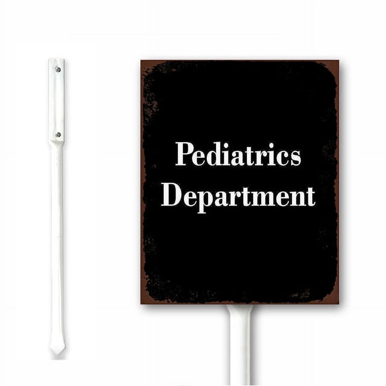 Caution Metal Sign for Outdoor Pediatrics Department Yard Sign With ...