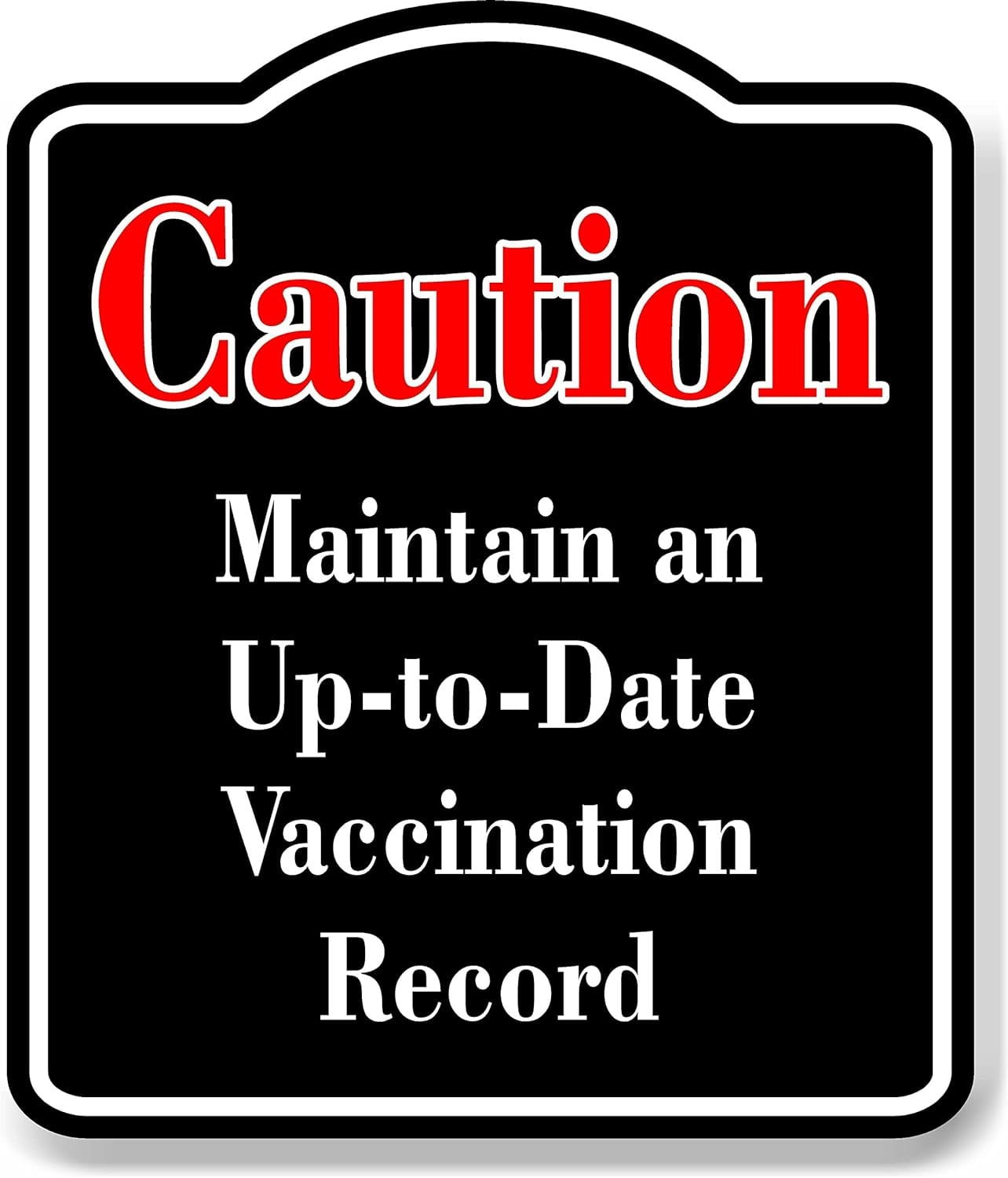 Caution Monitor Children's Screen Time Red BLACK Aluminum Composite ...