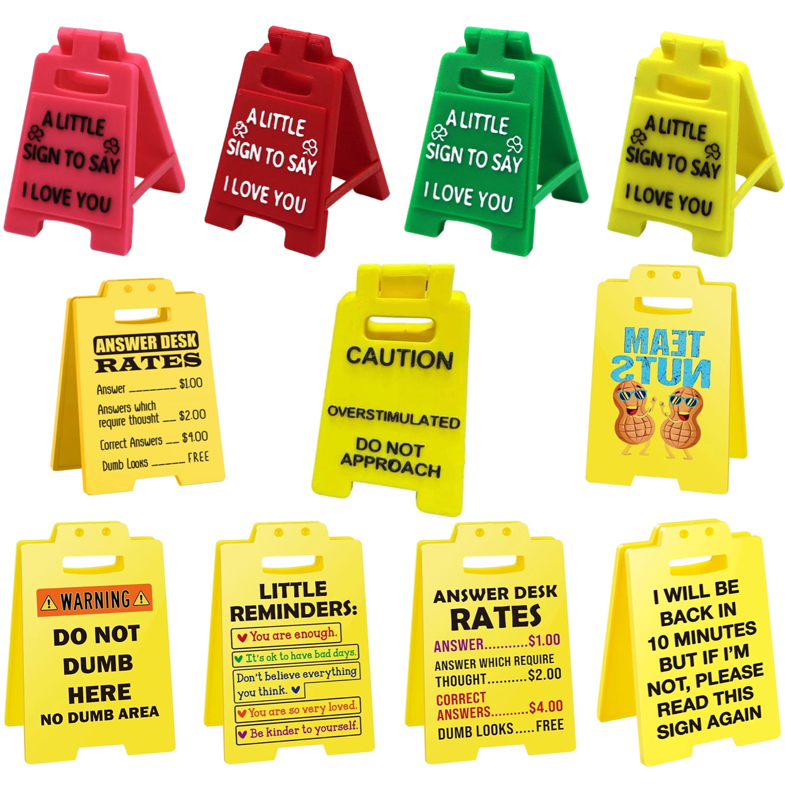 Caution Overstimulated Desk Sign,Do Not Approach Warning Sign ...