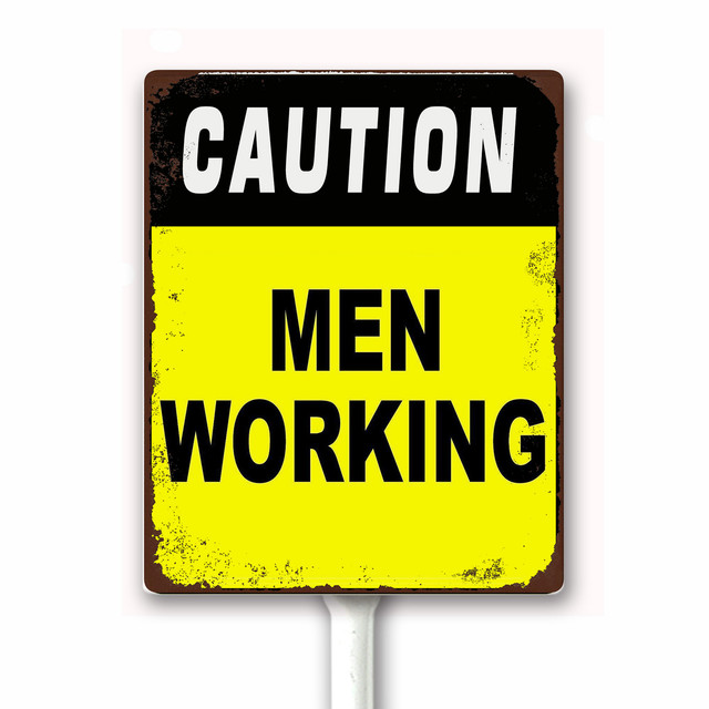 Caution Radiation Area Rustic Yard Sign for Outdoor, 8" X 12" Yellow ...