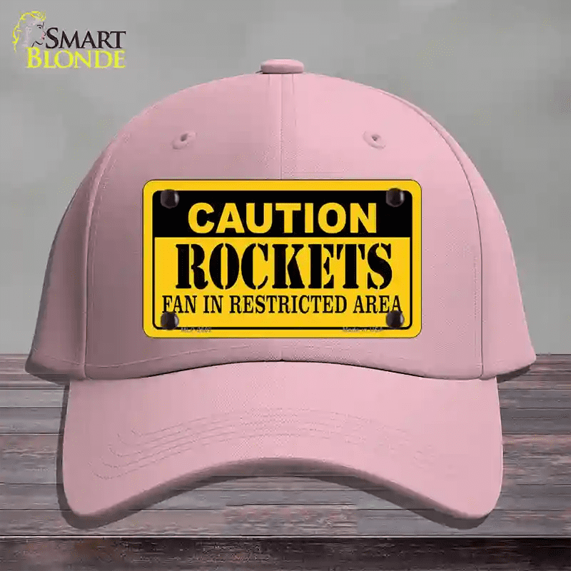 Caution Rockets Fan Novelty License Plate Hat Cotton Pink - Walmart.com