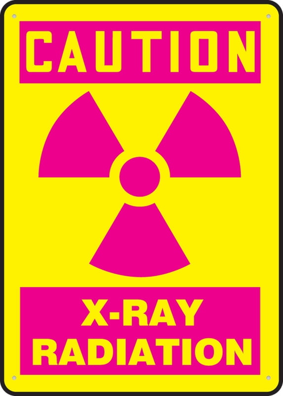 Caution Safety Sign X Ray Radiation For House 12" X 8" Yard Sign ...
