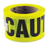 GreatNeck, Caution Safety Tape, 3 X 1000 Ft, Non-Adhesive Yellow ...