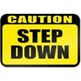 Caution Step Down Sign - Walmart.com