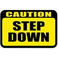 Caution Step Down Sign - Walmart.com