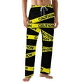 Caution Tape Mens Pajamas Pajama Pants Mens Sleepwear Lounge Sleep ...