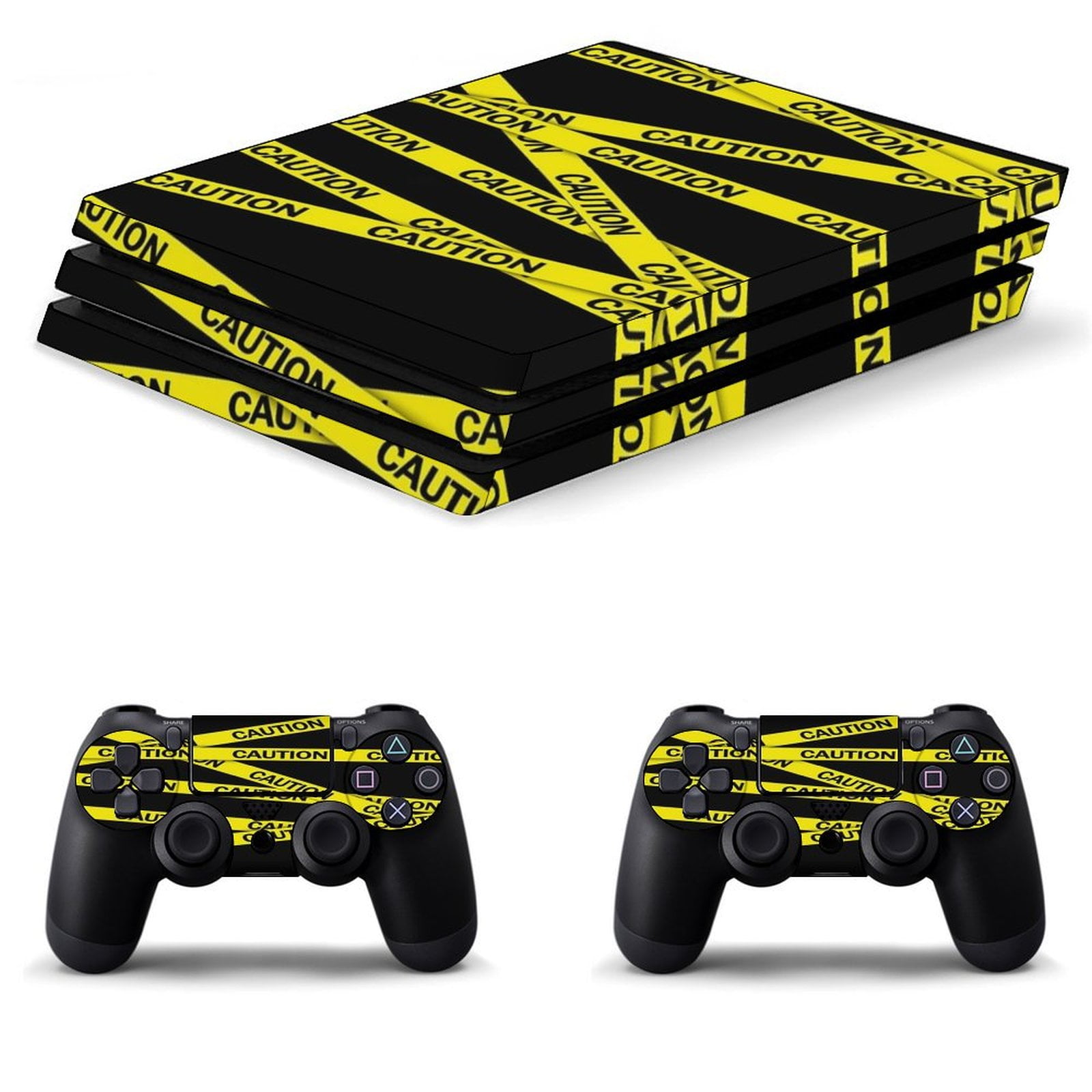 Caution Tape PS4/PS4 Pro/PS4 Slim Skin Sticker For Console And ...