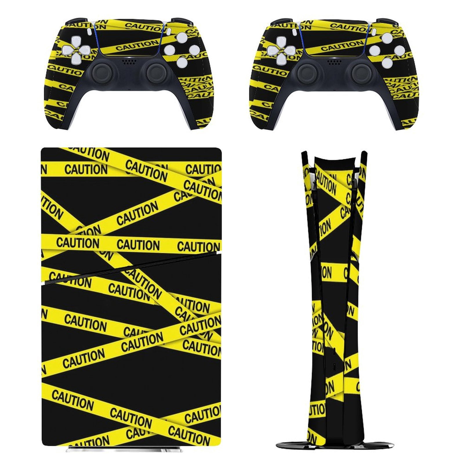 Caution Tape PS5/PS5 Pro/PS5 Slim Digital Disc Skin Sticker For Console ...