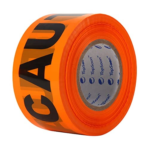 Caution Tape Roll 3-Inch by 1000-Feet, Do Not Enter Barricade Tape, Premium Construction Zone ...