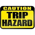 Caution Trip Hazard Sign - Walmart.com