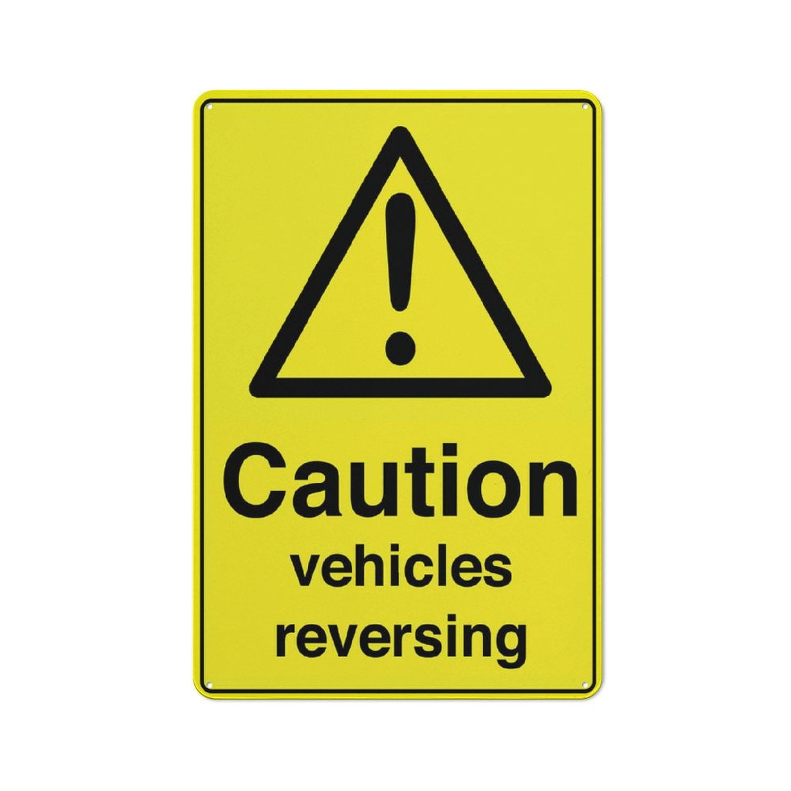 Caution Vehicles Reversing Sign 8X12 Inch Rust Free Aluminum Easy To ...