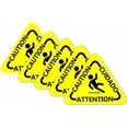 Caution Wet Floor Sign Stickers,Slippery When Wet Safety Signs,10 Pcs ...