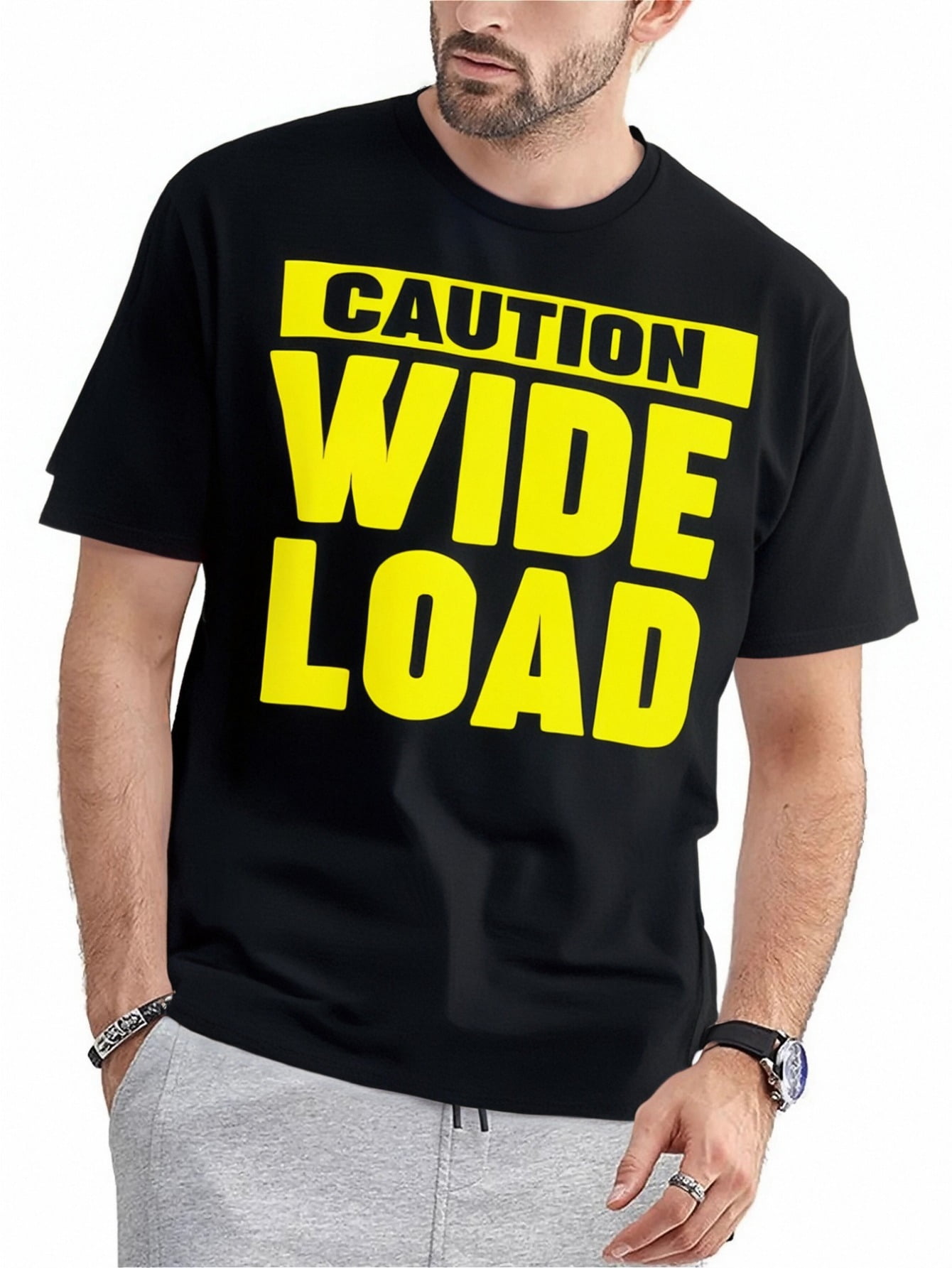 Caution Wide Load T-Shirt - Walmart.com