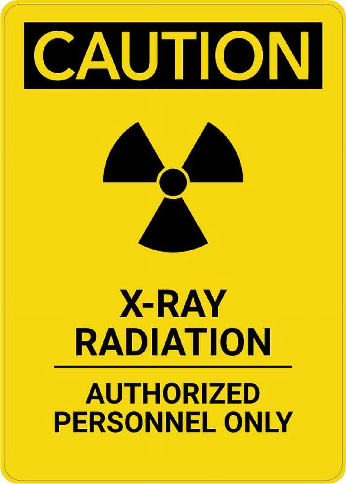 Caution X Ray Radiation Authorized Personnel Only Retro Vintage Sign ...