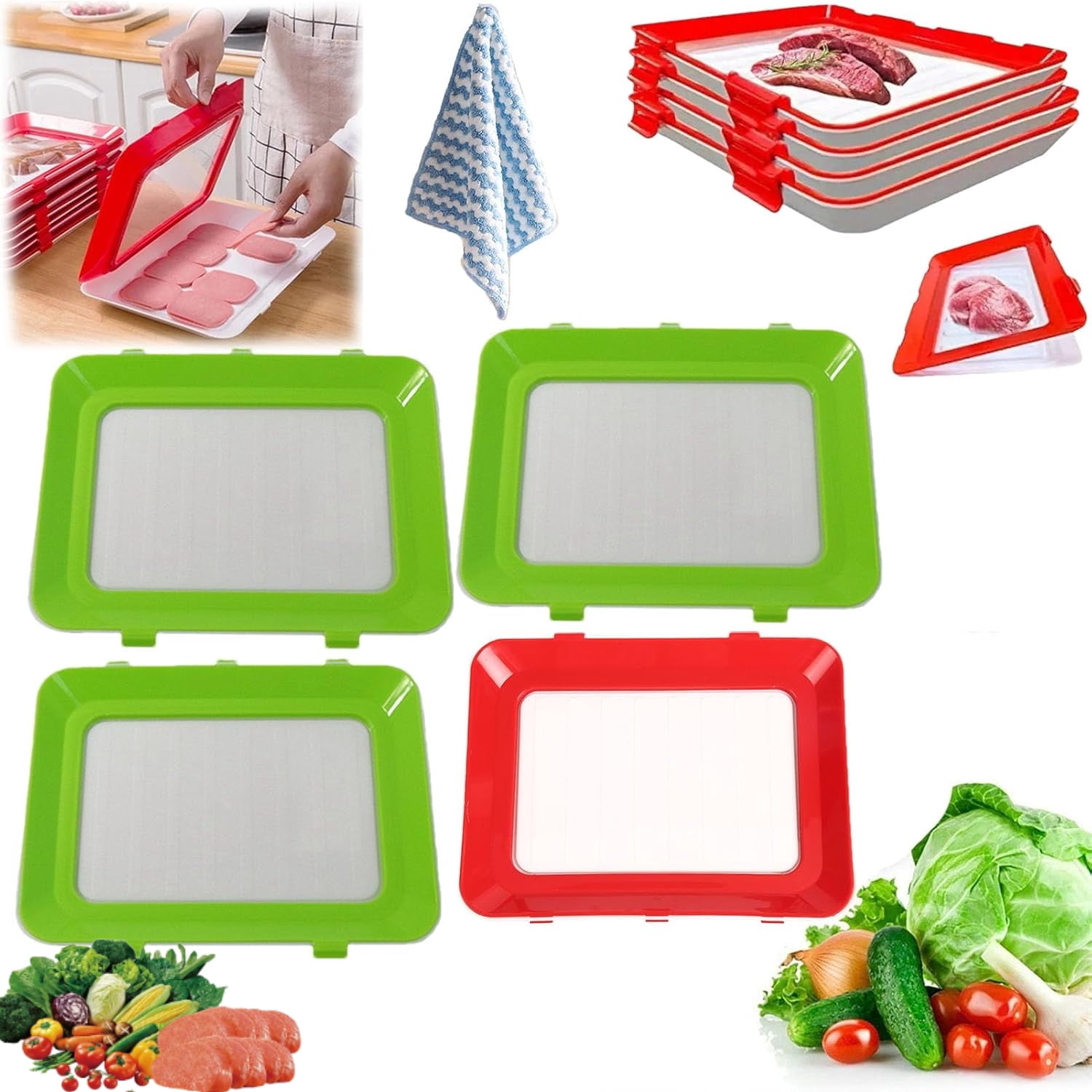 Cavabrien Environmentally Friendly Design - Reusable Food Preserving ...