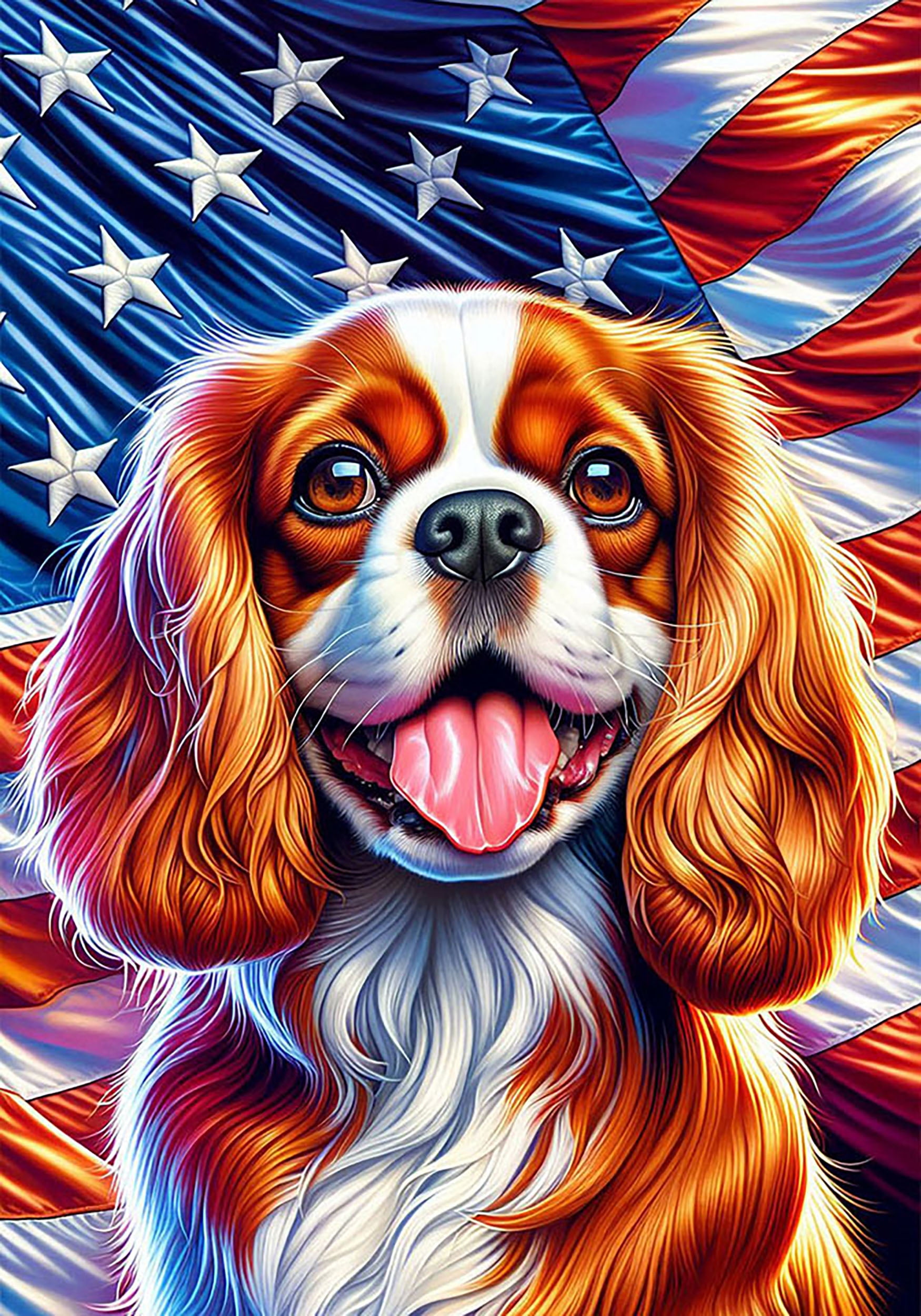 Cavalier King Charles Blenheim - Best of Breed DCR Patriotic III ...
