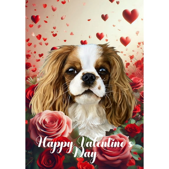 Cavalier King Charles Blenheim - Best of Breed Valentines Day Outdoor ...