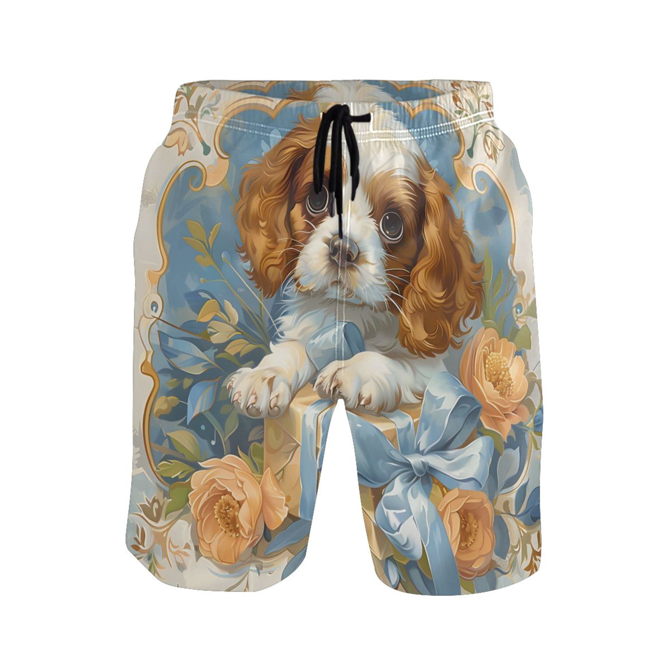 Cavalier King Charles Dogs Mens Swim Trunks Quick Dry Board Shorts ...