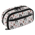 Cavalier King Charles Pattern PVC Pencil Case Water-Repellent Clear ...