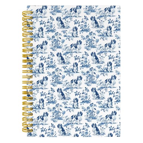 Cavalier King Charles Spaniel Chinoiserie Floral Notebook Journal, King ...