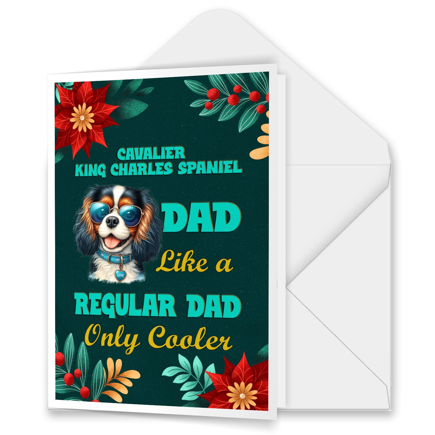 Cavalier King Charles Spaniel Dad Like Regular Dad Only Cooler Happy ...