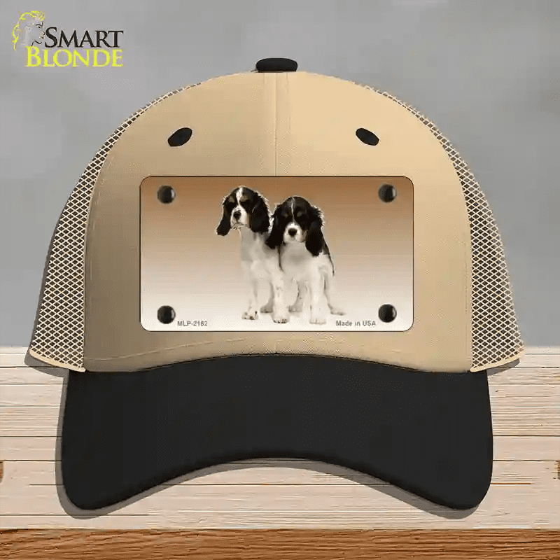 Cavalier King Charles Spaniel Dog Novelty License Plate Hat Mesh Khaki ...