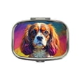 Cavalier King Charles Spaniel Dog Pop Art Small Travel Handbag Pill Box ...