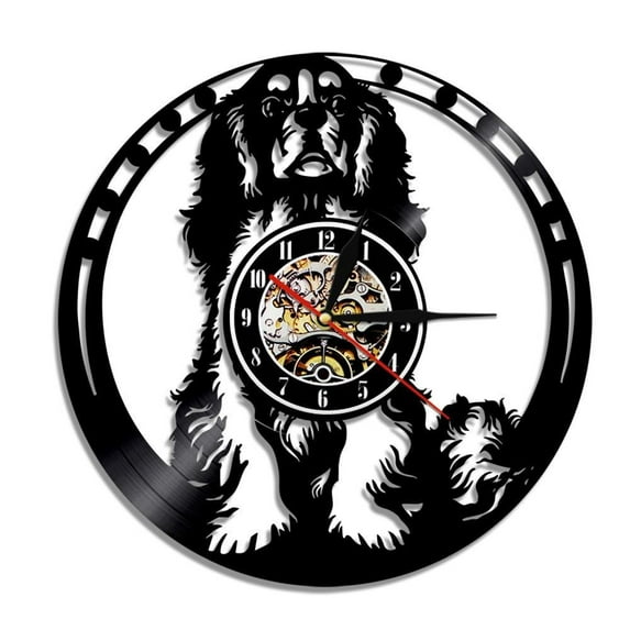 Cavalier King Charles Spaniel Dog Wall Clock Cavalier Wall Art Dog ...