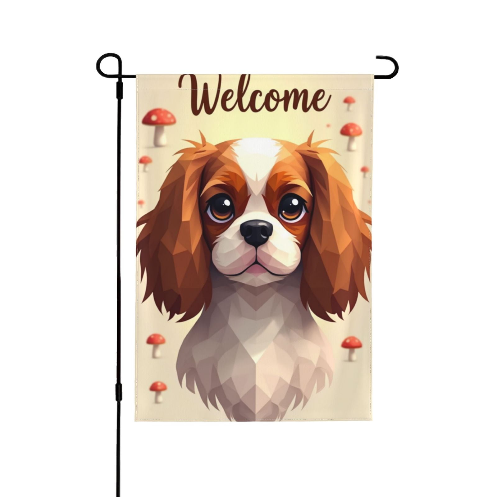 Cavalier-King-Charles Spaniel Garden Flag Summer Flag Spring Autumn ...